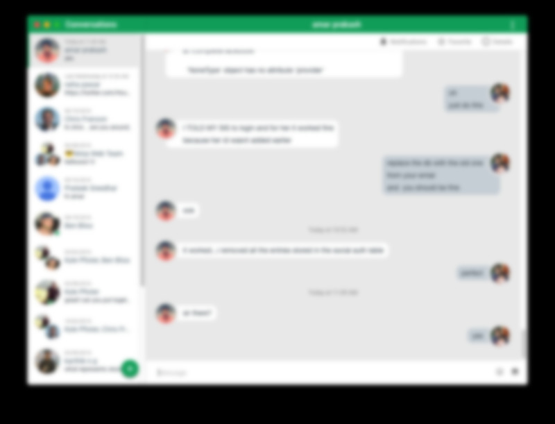 Desktop chat client for Google Hangouts