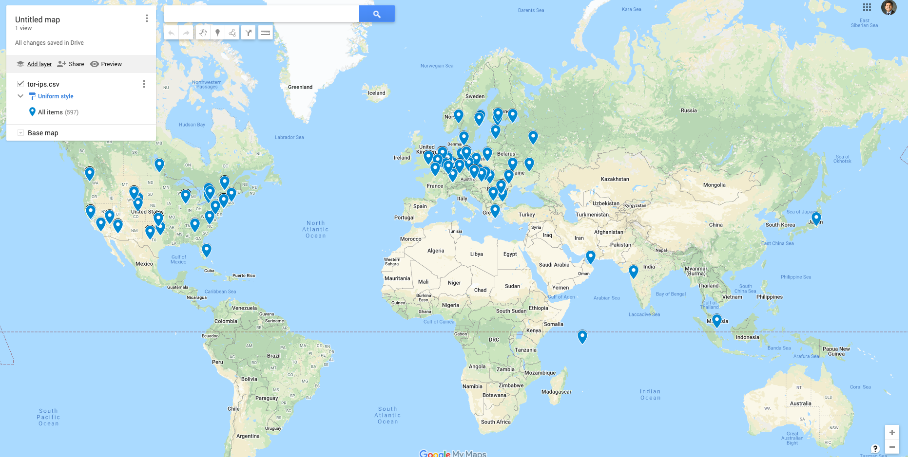 Visualize a csv of geo-coded points on Google Maps Visualize a csv of geo-coded points on Google Maps